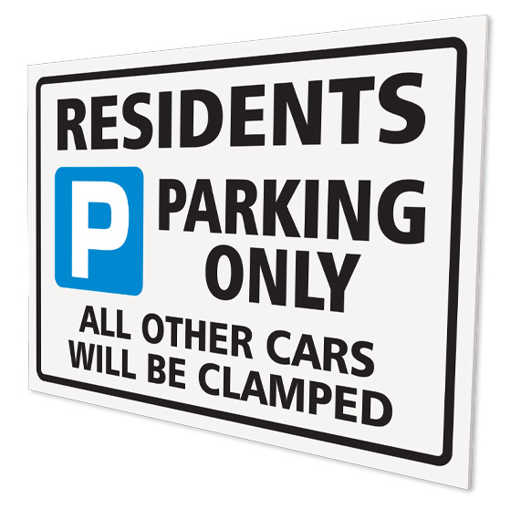 RESIDENTS PARKING ONLY – ALL OTHER CARS WILL BE CLAMPED - EXTERNAL ...